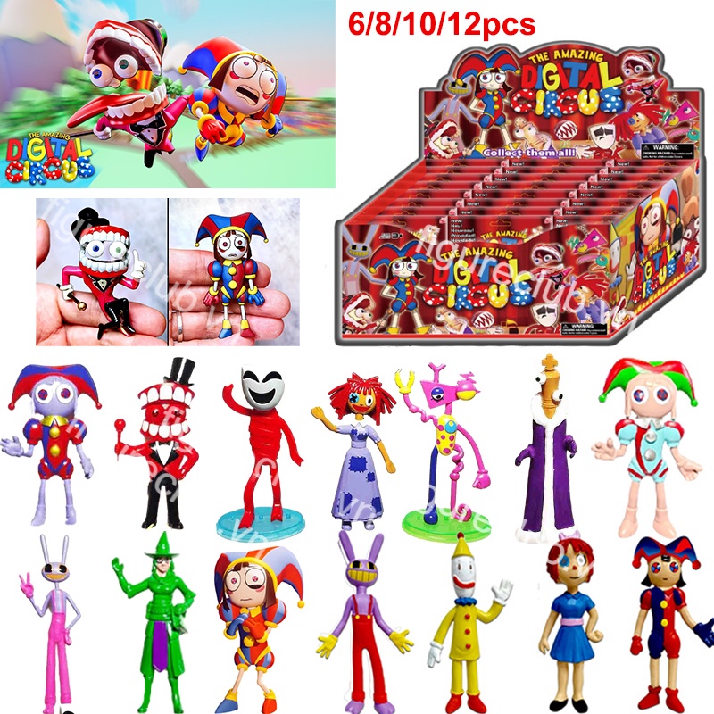 The Amazing Digital Circus Figure Toy Birthday Party Decoration ...