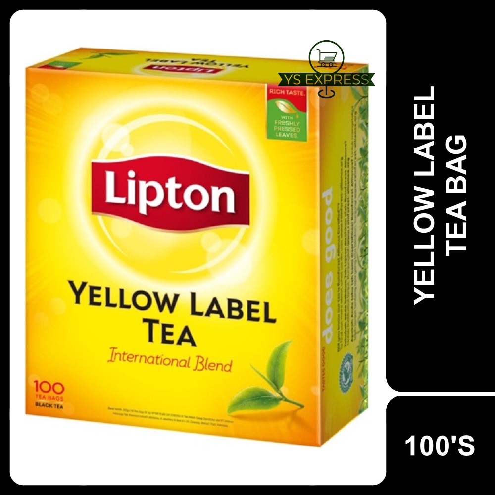 LIPTON Yellow Label Tea Bag 100 X 2G - Uncang Teh | Shopee Malaysia