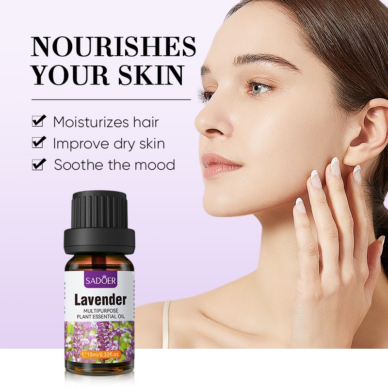 ROREC SADOER Lavender Multipurpose Plant Essential Oil Massage Oil Body ...