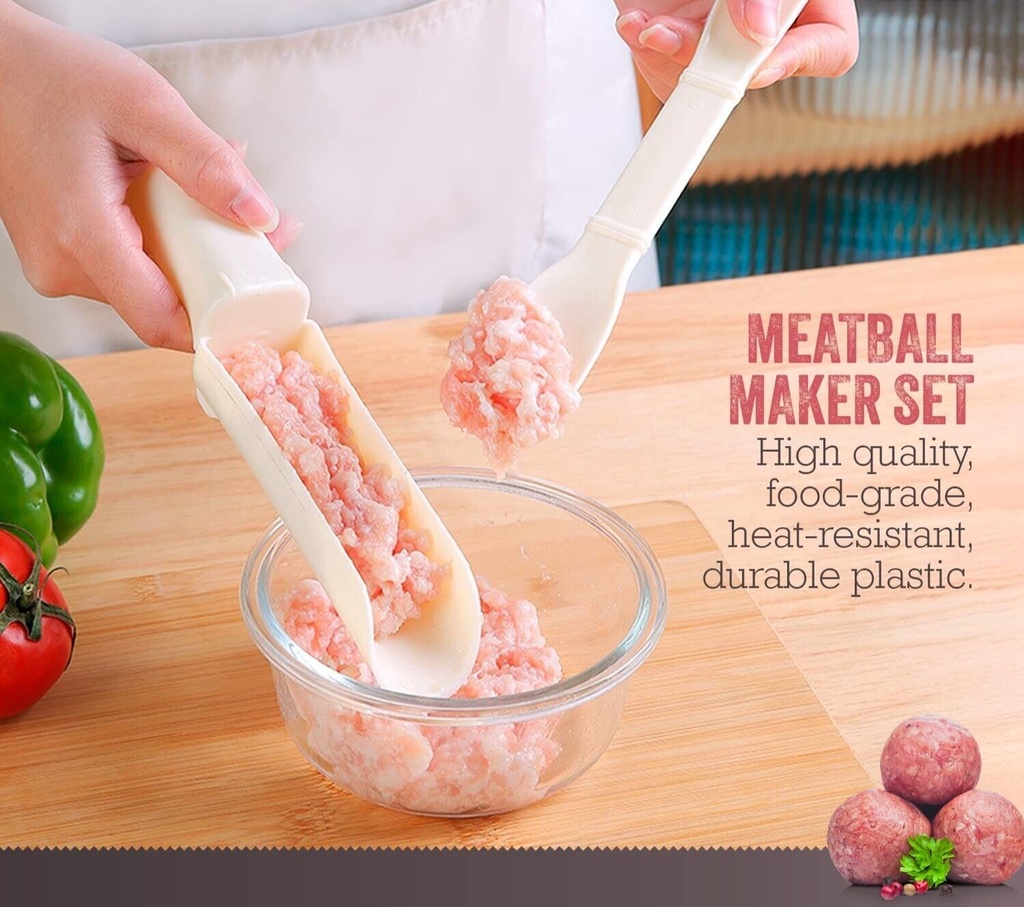 Meat Making Balls Mold Shrimp Ball Non Stick Meat Ballers Meat Ball ...