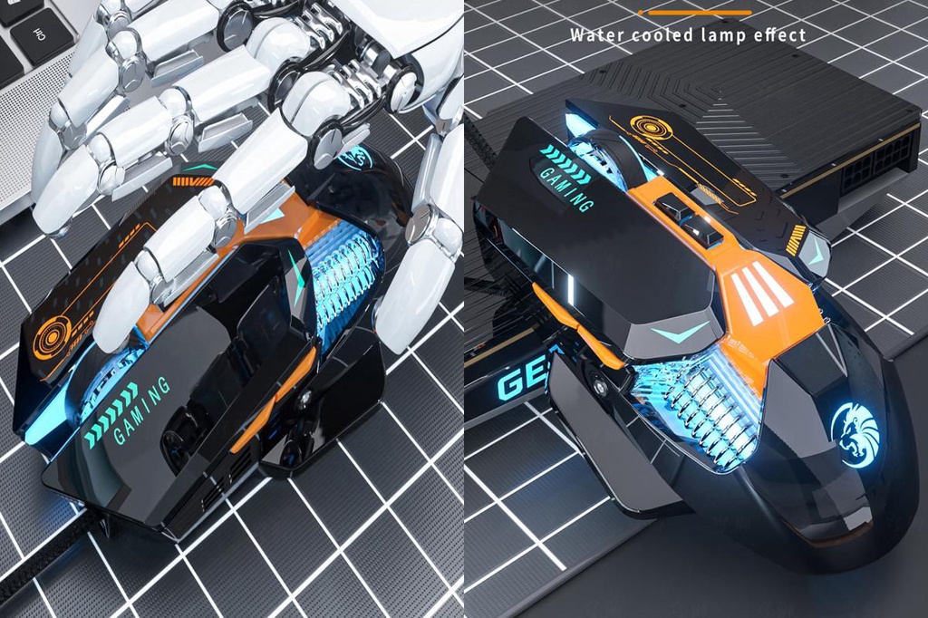 RGA Mechanical Mouse Multi-function Buttons Mouse 7200dpi Wired ...