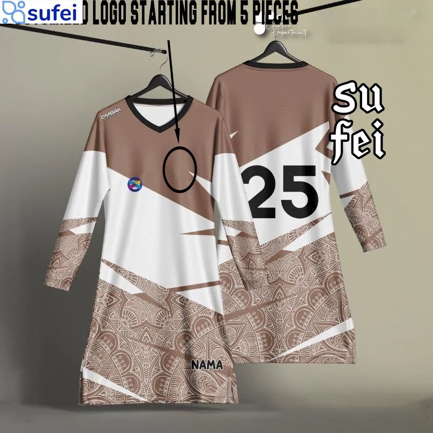 （Free customized name logo numbers）2024 Muslimah Choii Baju Tshirt ...