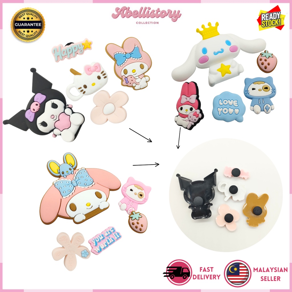 (ABELLISTORY) Shoes Buckle Accessories 1 set Jibbitz Charms Girly Style ...
