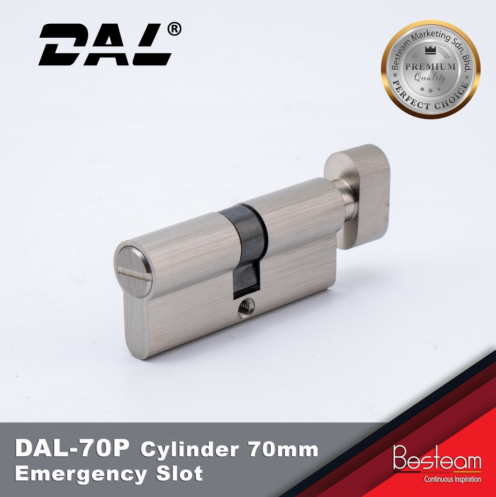 DAL 70P Profile Cylinder Lock 70mm (Privacy) | Shopee Malaysia