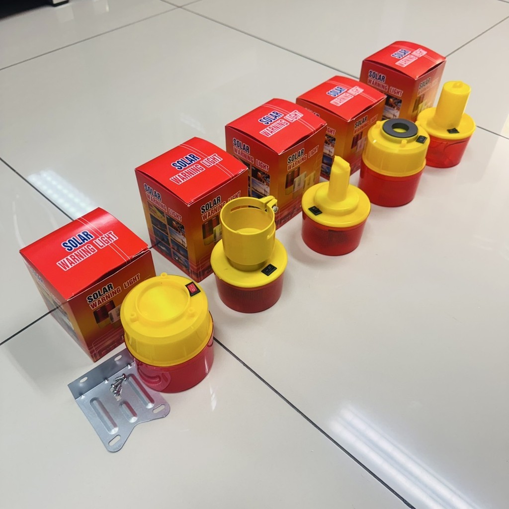 Solar Cell Emergency Lights Traffic Cones Warning Energy Reduce The ...