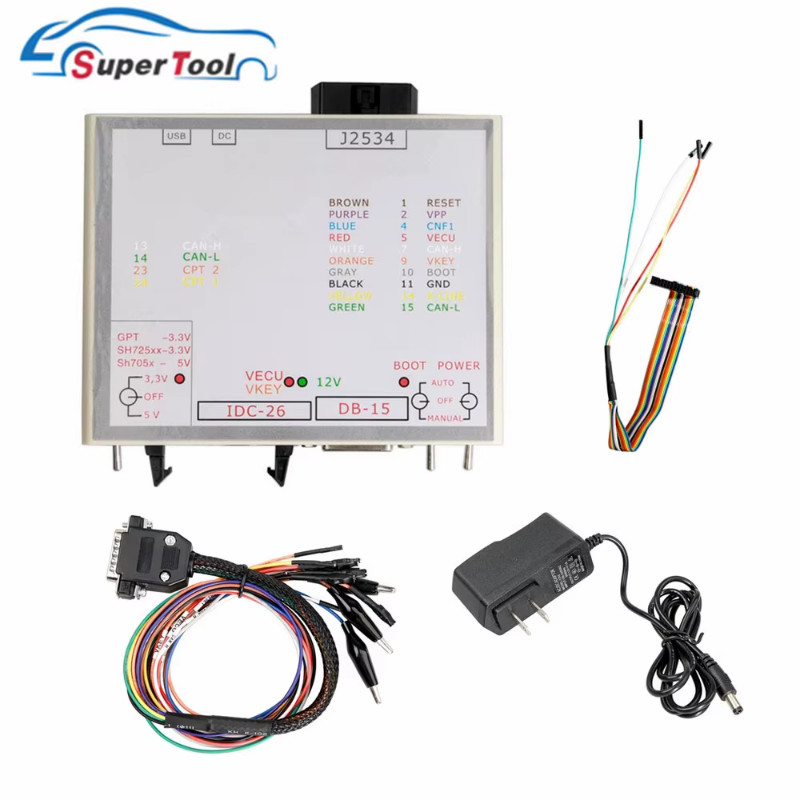 Best New Power Box J-TAG for FLASH Via j2534 Works For ECU Openport ...