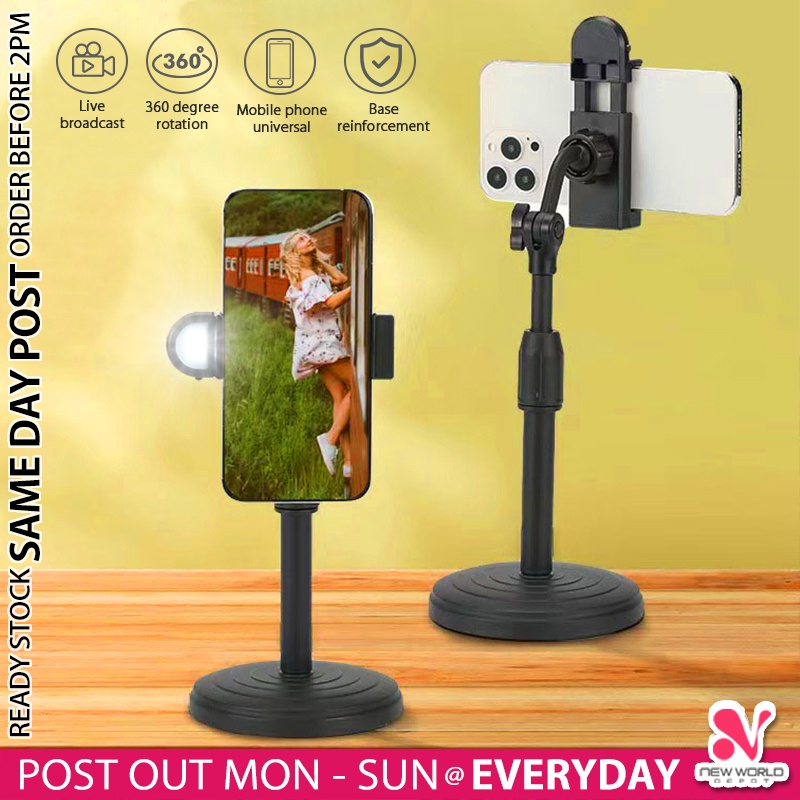𝟮 𝗕𝗥𝗜𝗚𝗛𝗧𝗡𝗘𝗦𝗦 𝗟𝗘𝗩𝗘𝗟 》Adjustable Height LED Side Light Mobile Phone ...