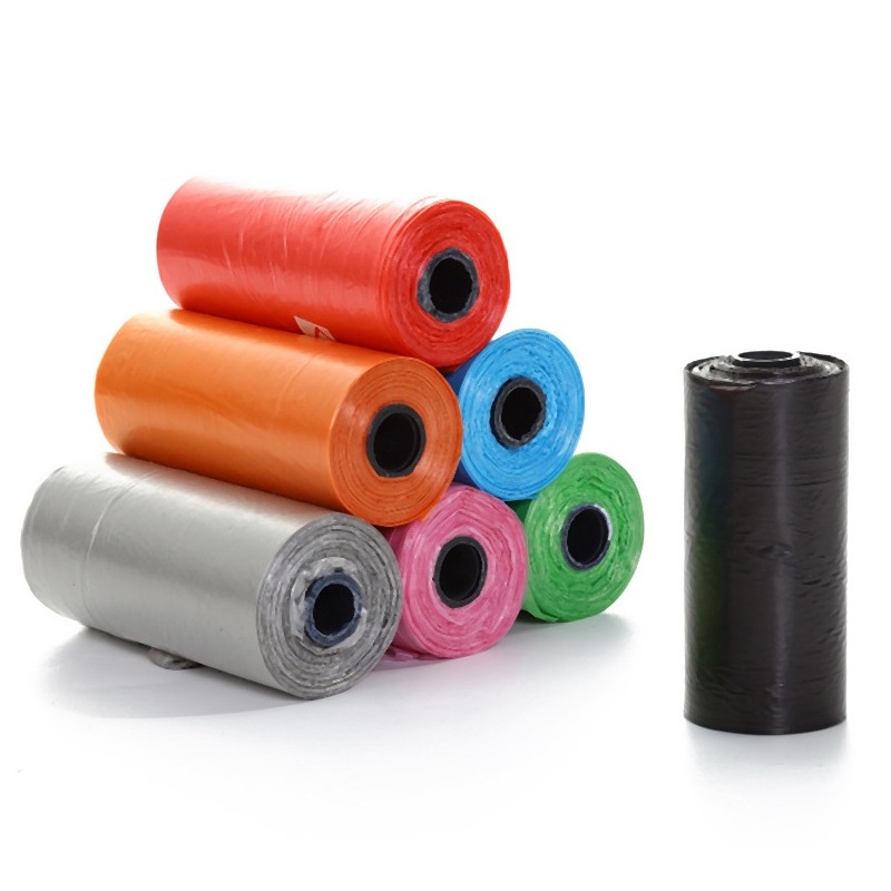 Refill Roll Trash Bags Garbage Bags for Small Trash Can Waste Bin Car ...