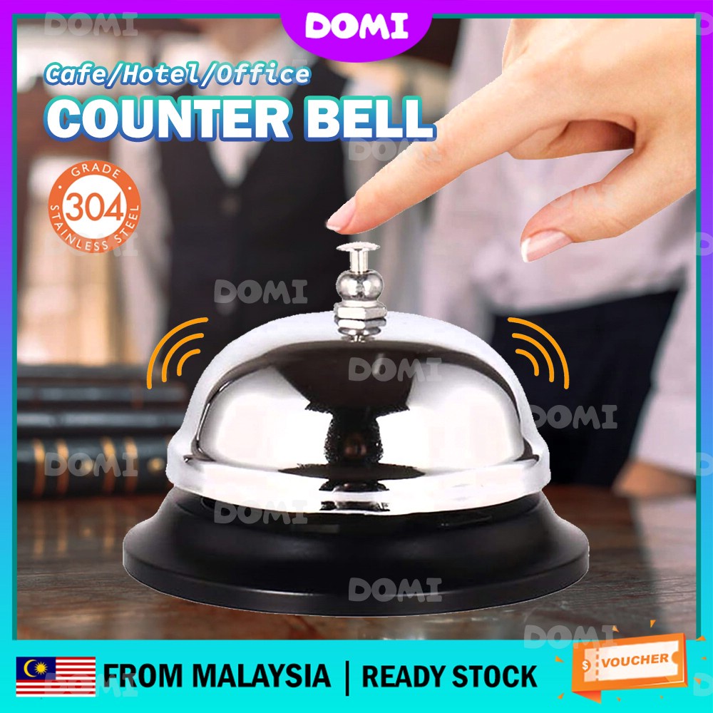 DOMI Reception Call Bell Stainless Steel Call Bell Table Kitchen Cafe ...