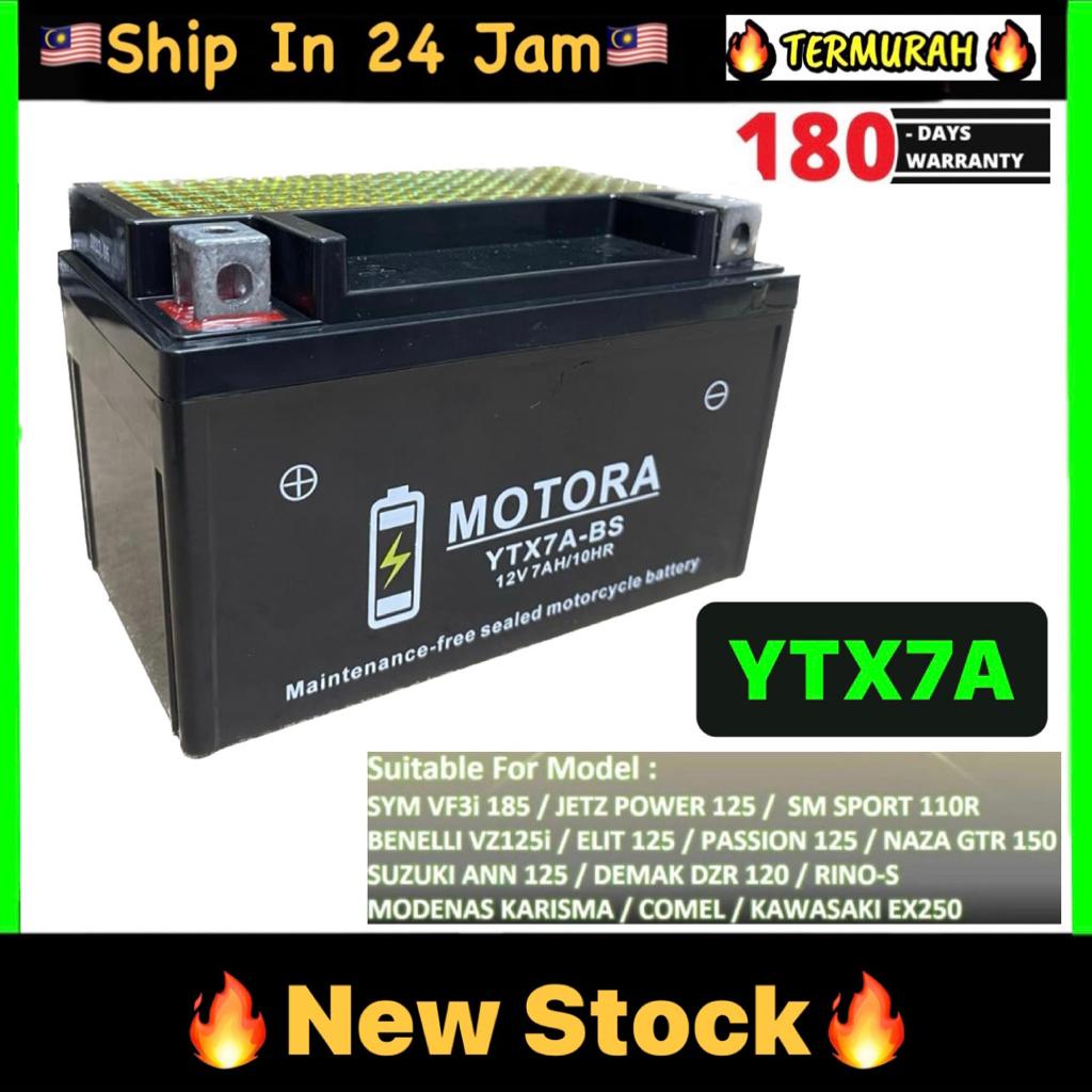 YTX7A-BS YTX7A GEL Battery SYM VF3I KARISMA ELIT125 ICON COMEL EVOZ JET ...