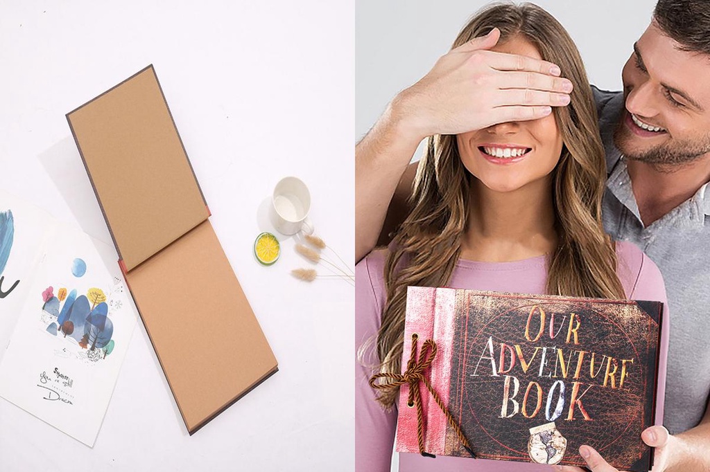 {freelive} Rope-bound Photo Book Retro Photo Album Vintage Adventure ...