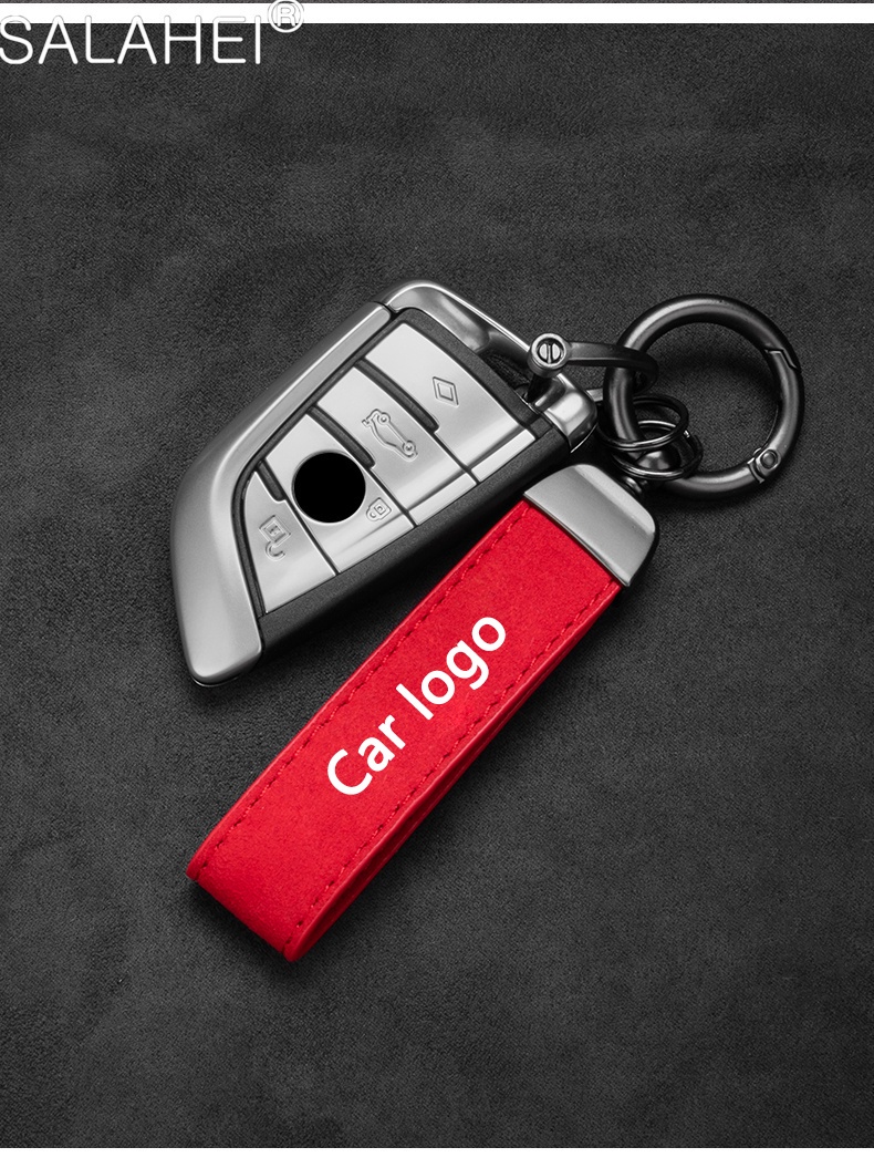 GR Sport Car Keychain Leather Key Chain Key Ring for Toyota GR GAZOO ...