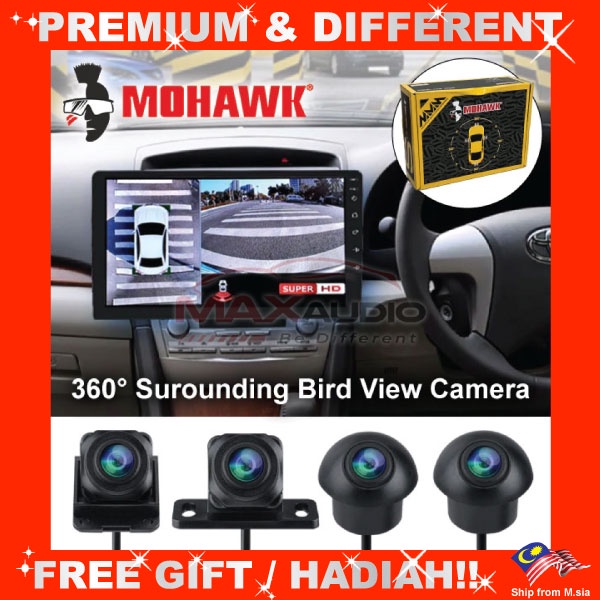 (CLEARANCE) MOHAWK 9"/10" Android Player 1080P AHD 4-Way Night Vision ...