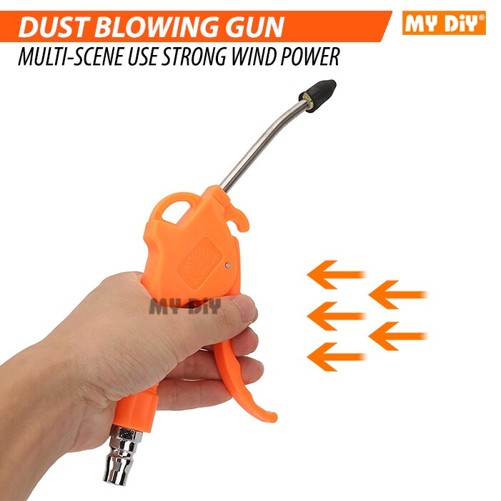 MYDIYHOMEDEPOT - Pneumatic 1/4 inch Air Blower Gun with Long Nozzle Air ...