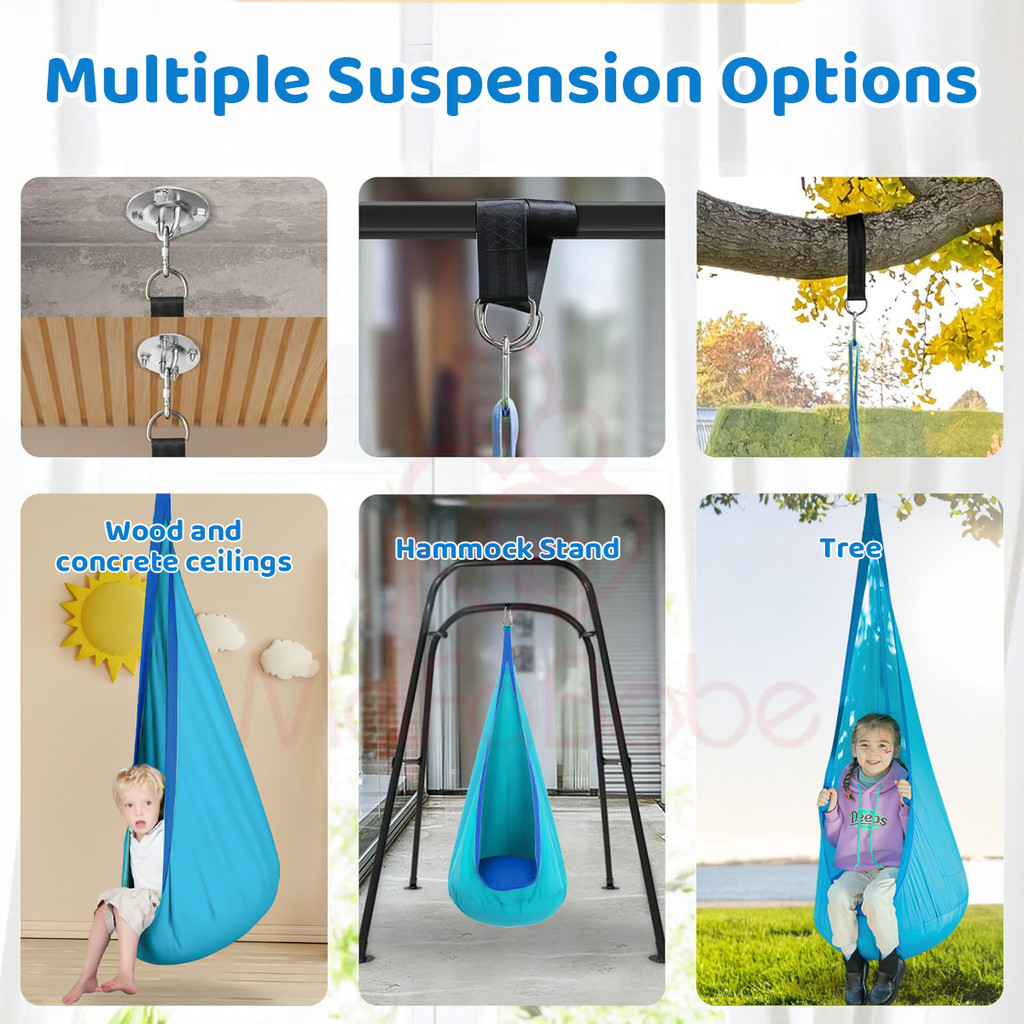 MaFaBabe Early education children's bag swing hanging chair swing ...