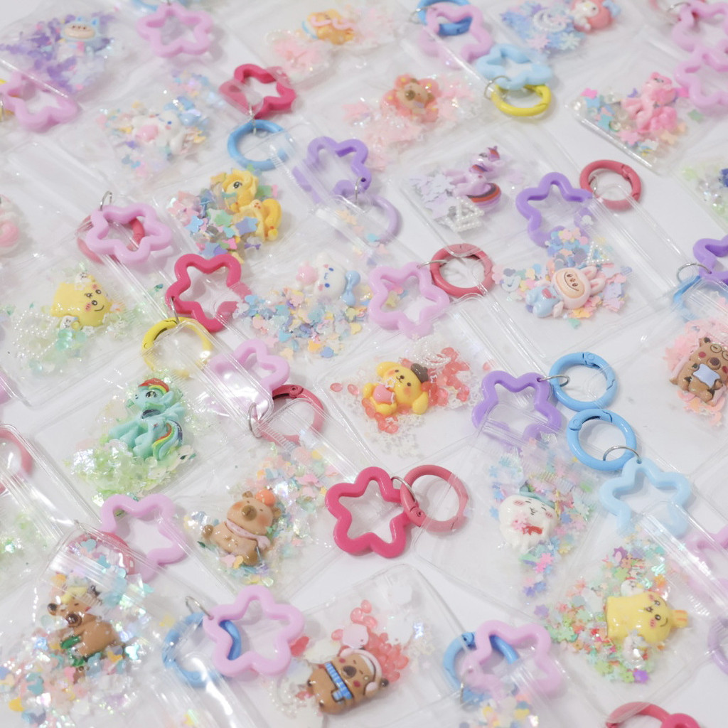 Cartoon YOYO keychain Cute Capybara/Kuromi/Labubu/Animal bag pendant ...