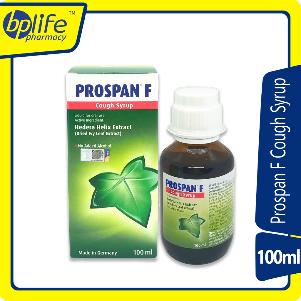 Prospan F Cough Syrup 100ml (Exp 02/2025) | Shopee Malaysia