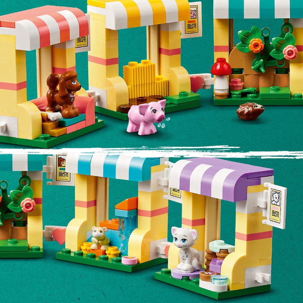LEGO 42615 Friends Pet Adoption Day Building Toy Set (400 Pieces ...