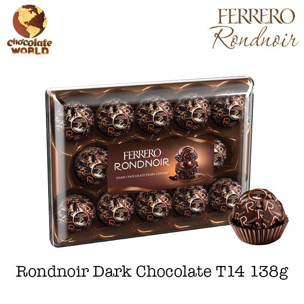 Ferrero Rondnoir Dark Chocolate Pearl Center T14 138g | Shopee Malaysia
