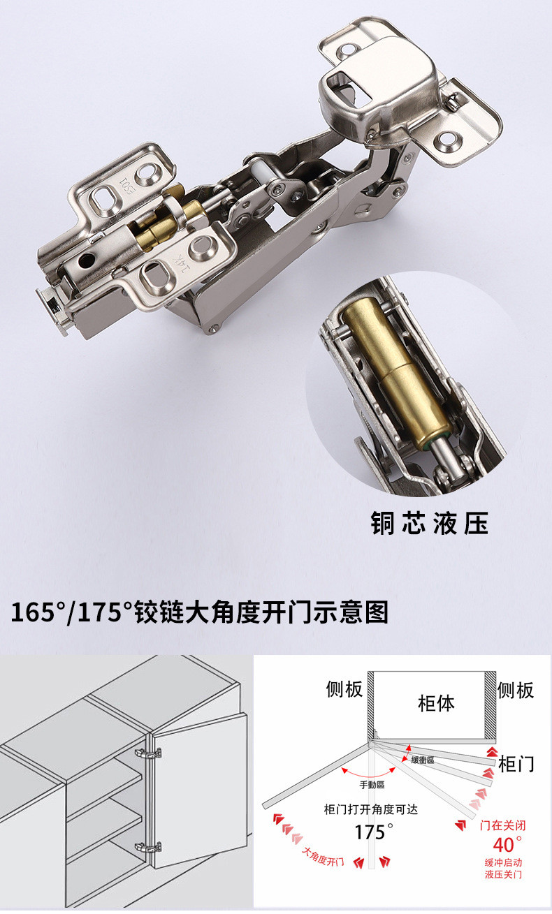 165 Degree Large Angle Cabinet Door Hinge Cabinet Corner Cabinet ...