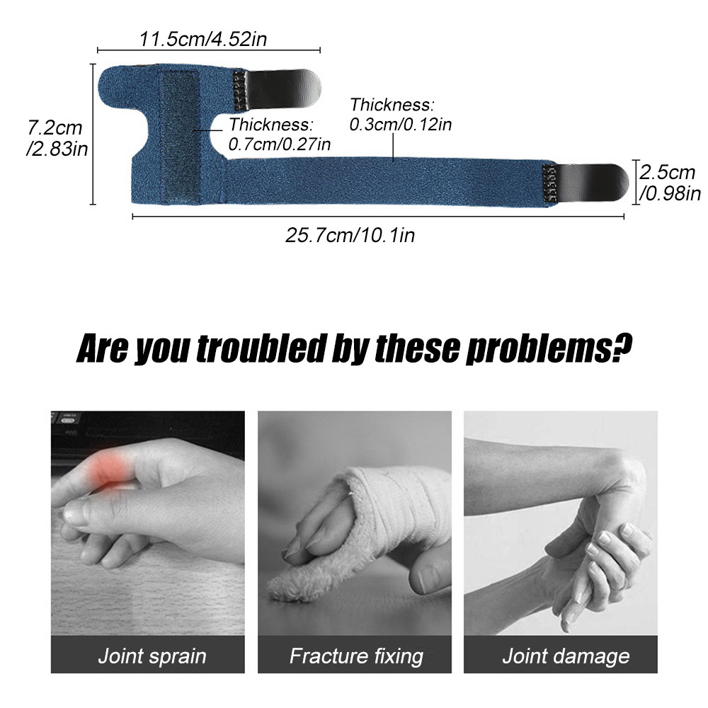 1 PCS Trigger Finger Splint, Adjustable Finger Support Brace Bonus ...