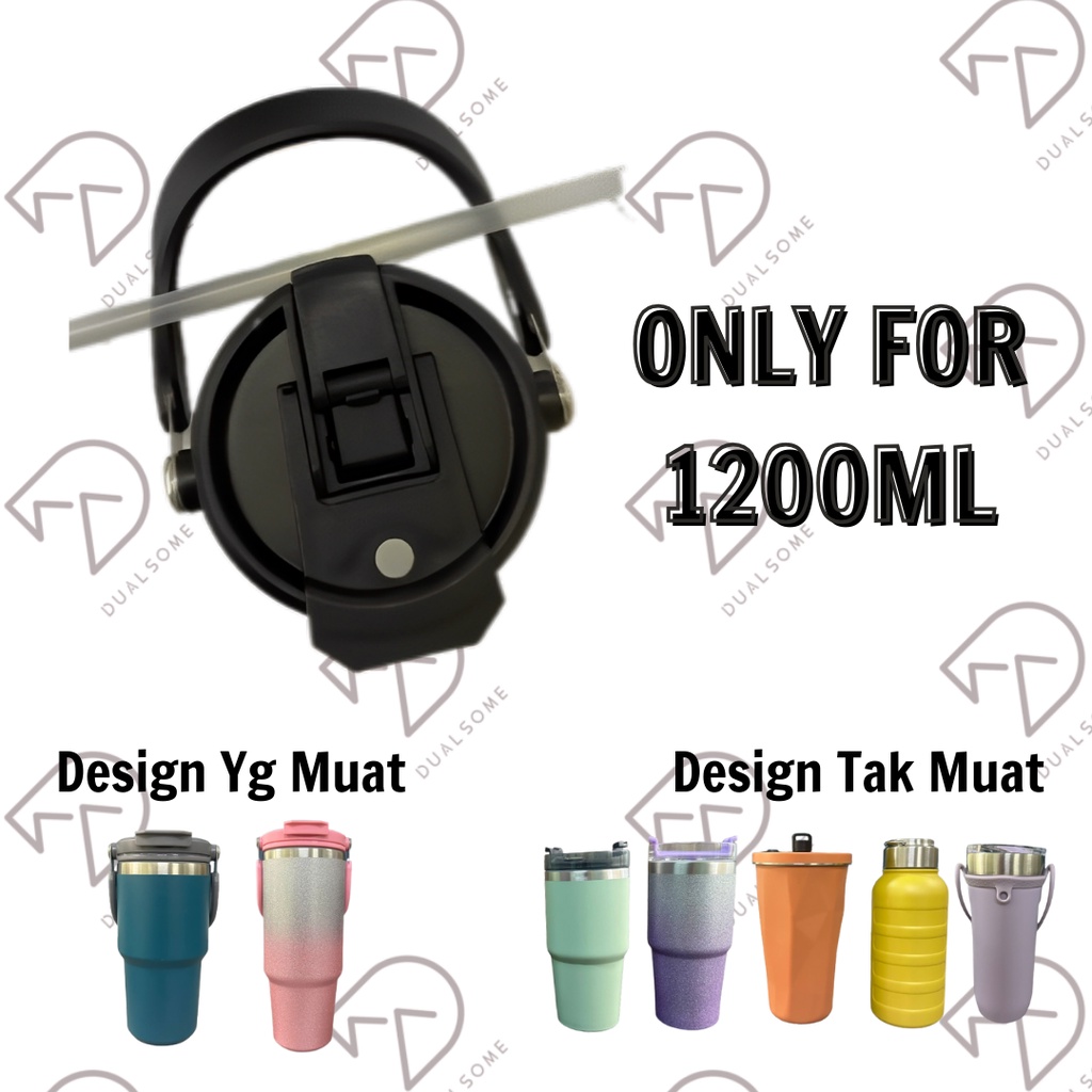 Penutup Tudung Besar Tumbler All Designs Cover & Lid Rubber Lid Straw ...