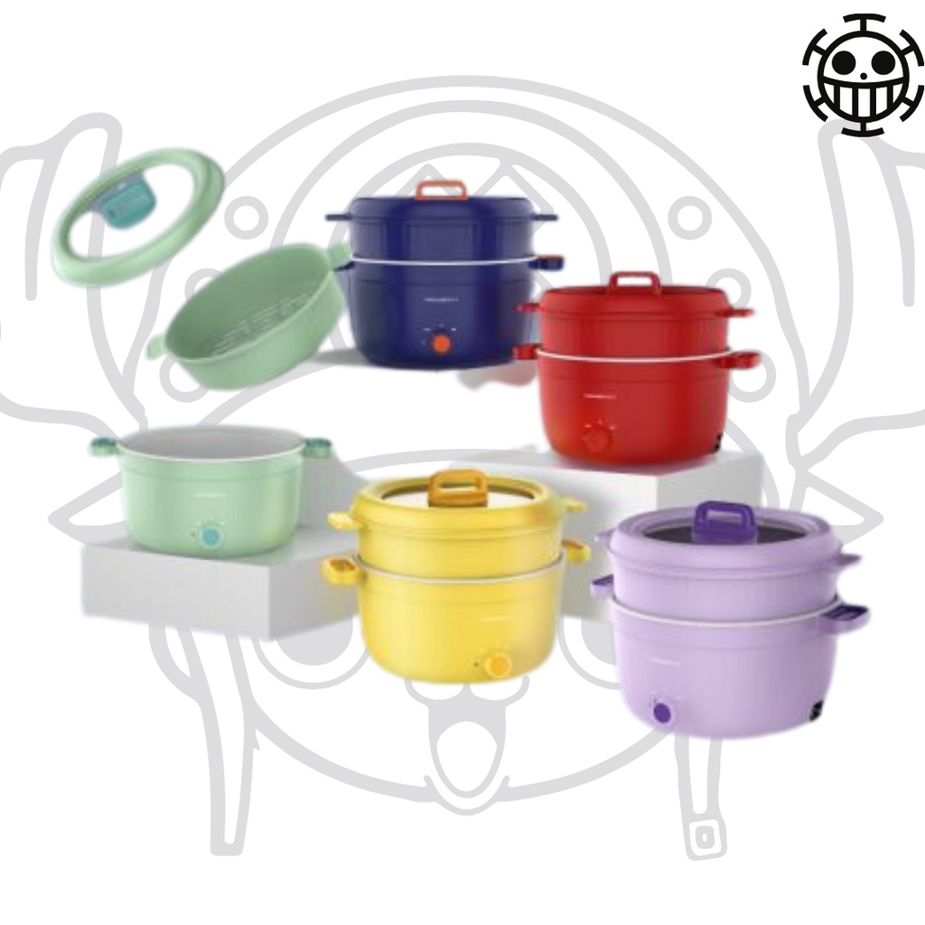 PERYSMITH Pery Smith SN1100 4L Liter 2 In 1 Multi Cooker Pan Pot ...