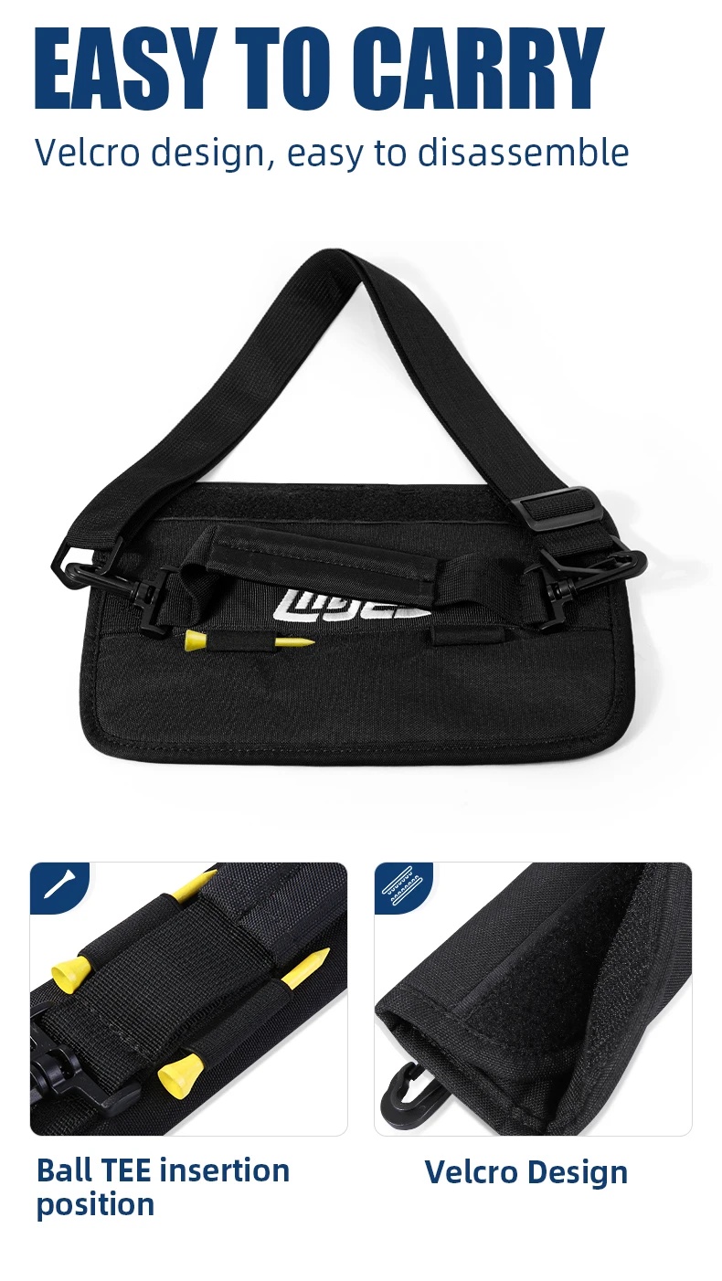 PGM SOB006 Golf Range Bag 600D PU Golf Half Bag Carry Small Bag for ...
