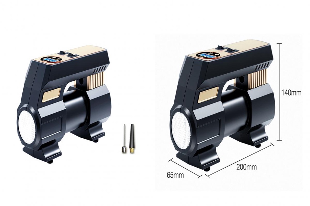 [Ma] Car Air Pump Strong Power 30s Quickly Pumping Plastic Pointer ...