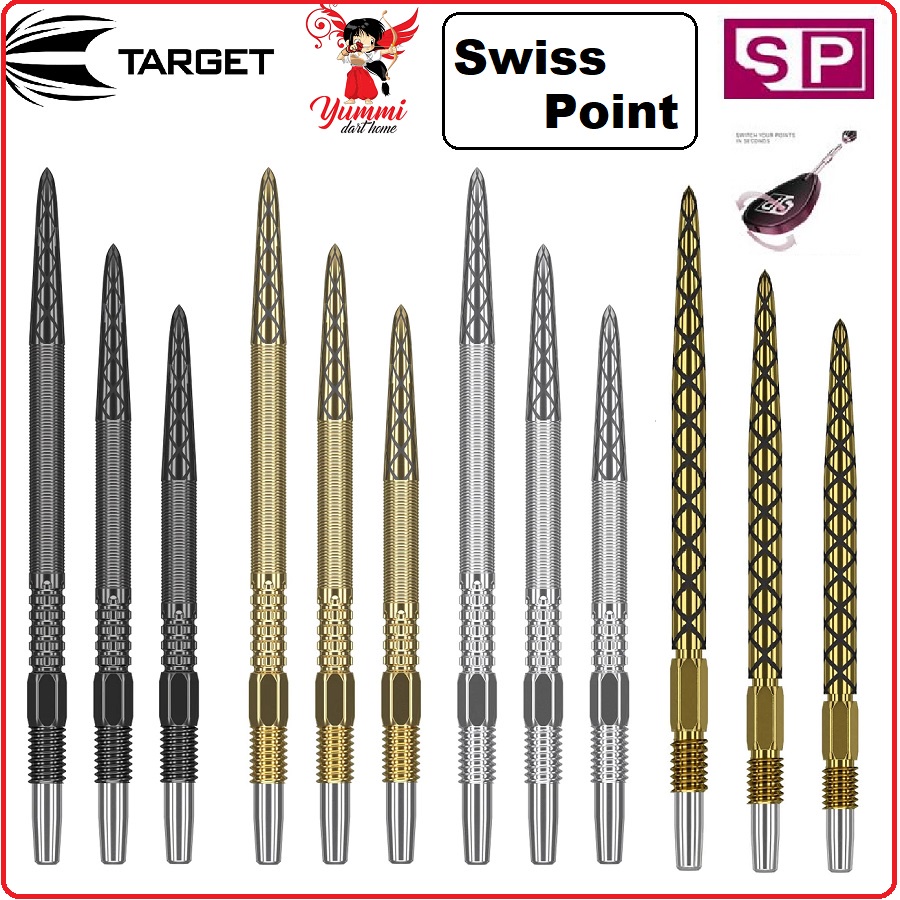 Target Steel Tip Dart Point - Swiss Point (Fire Point & Diamond Pro ...