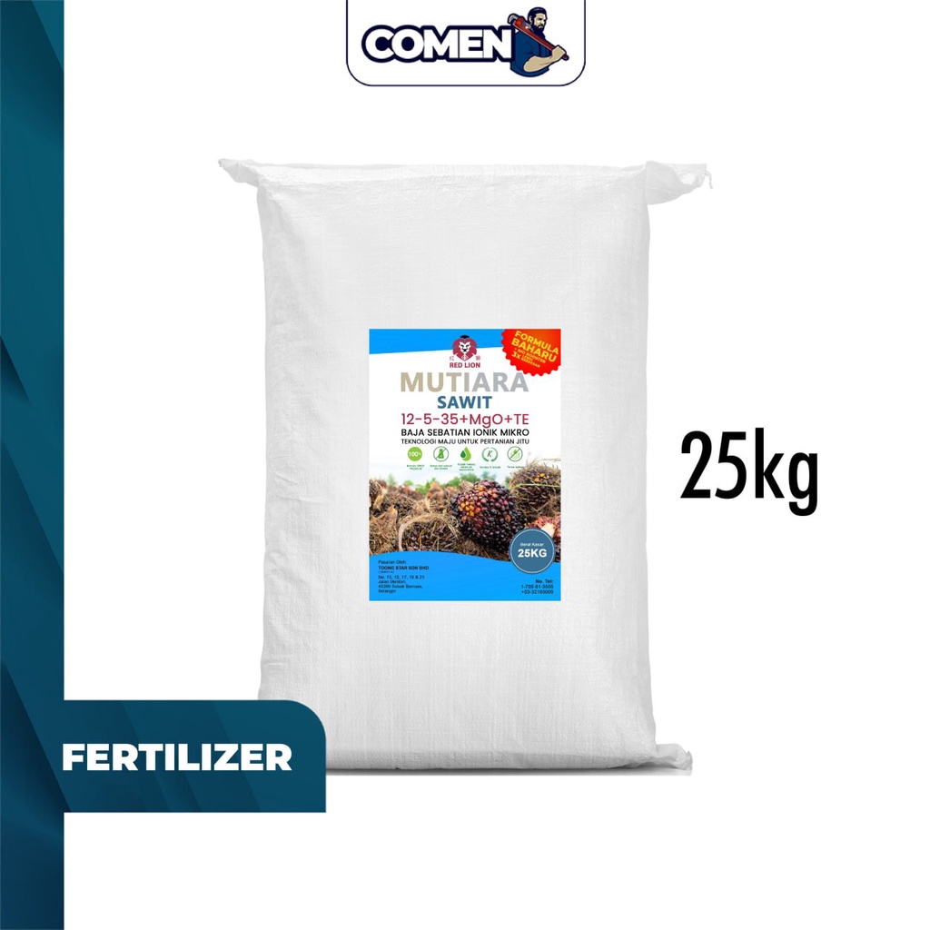 RED LION Mutiara Sawit 12-5-35+MgO+TE 25kg Oil Palm Compound Fertilizer ...