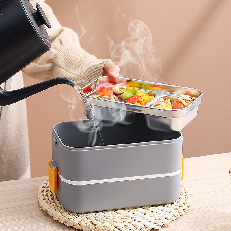 TASTY SUS 304 Stainless Steel Lunch Box Large Capacity Lunch Box With ...