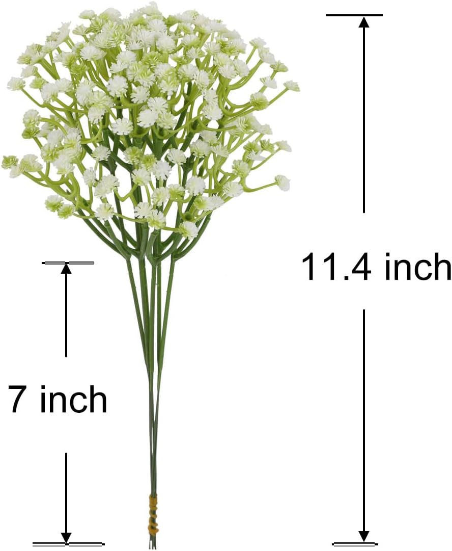 1pcs Gypsophila Simulation Babysbreath Artificial Flower (29cm) For Wedding Bouquet Decoration ...