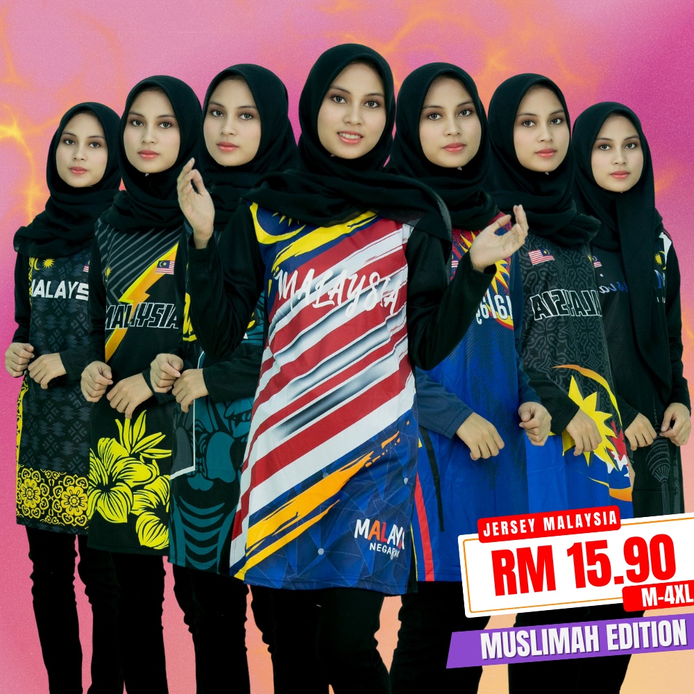 CY LC2126 (M-4XL) Plus Size Gym Shirt Woman Fitness Shirts Sportwear / Baju Malaysia Muslimah ...