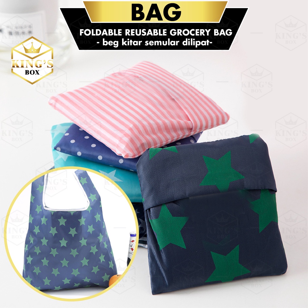 KGB Folding Shopping Bag Eco Bag Simple Save Earth Travel Tote Pouch ...