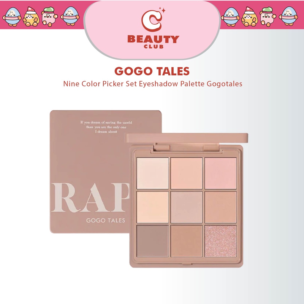 GOGO TALES Nine Color Picker Set Eyeshadow Palette Gogotales 戈戈舞9 ...