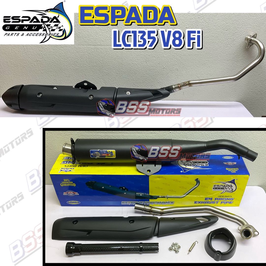 Exhaust Espada STD Cutting E4 E5 V5 E6 E7 BP1 BP2 LC135 Y15ZR Y16 RS150 ...