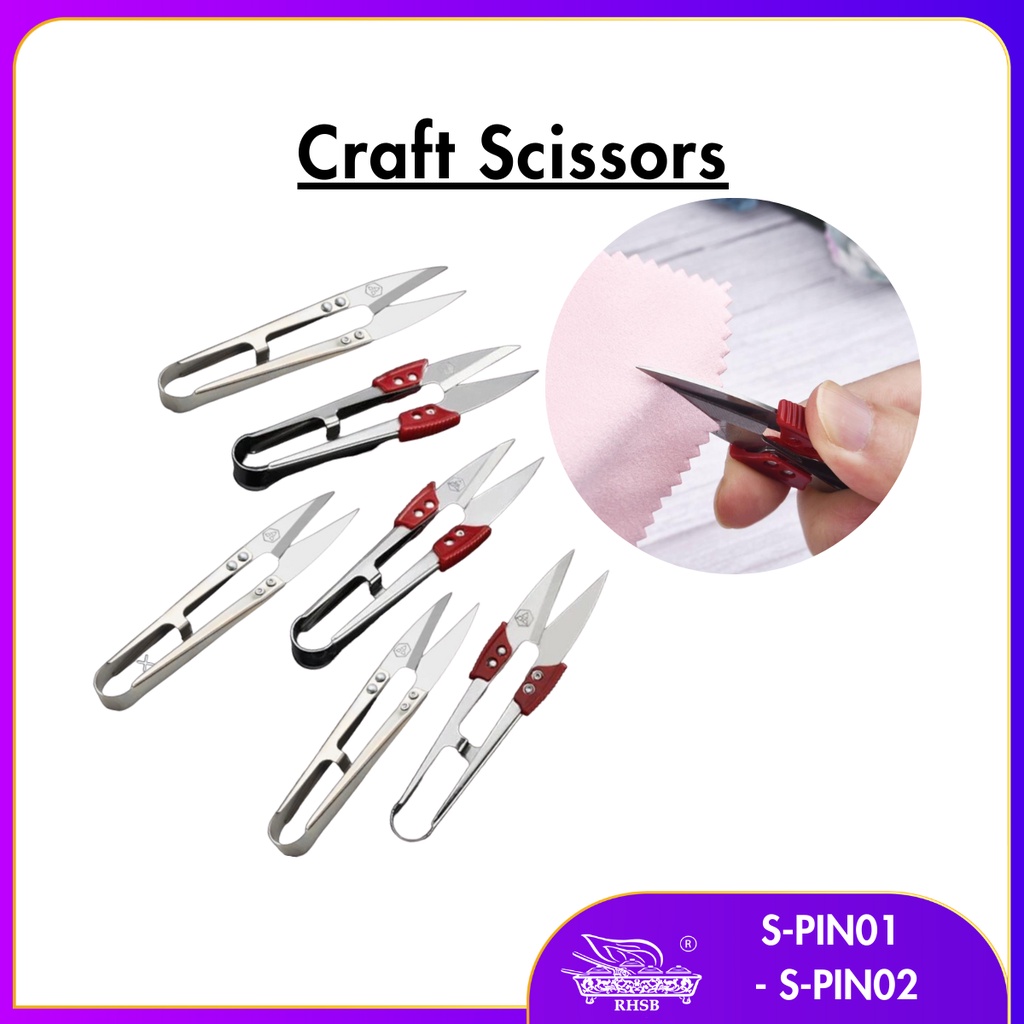 1PC SCISSORS / CRAFT SCISSORS / STAINLESS STEEL / SHEARS CUTTING ...