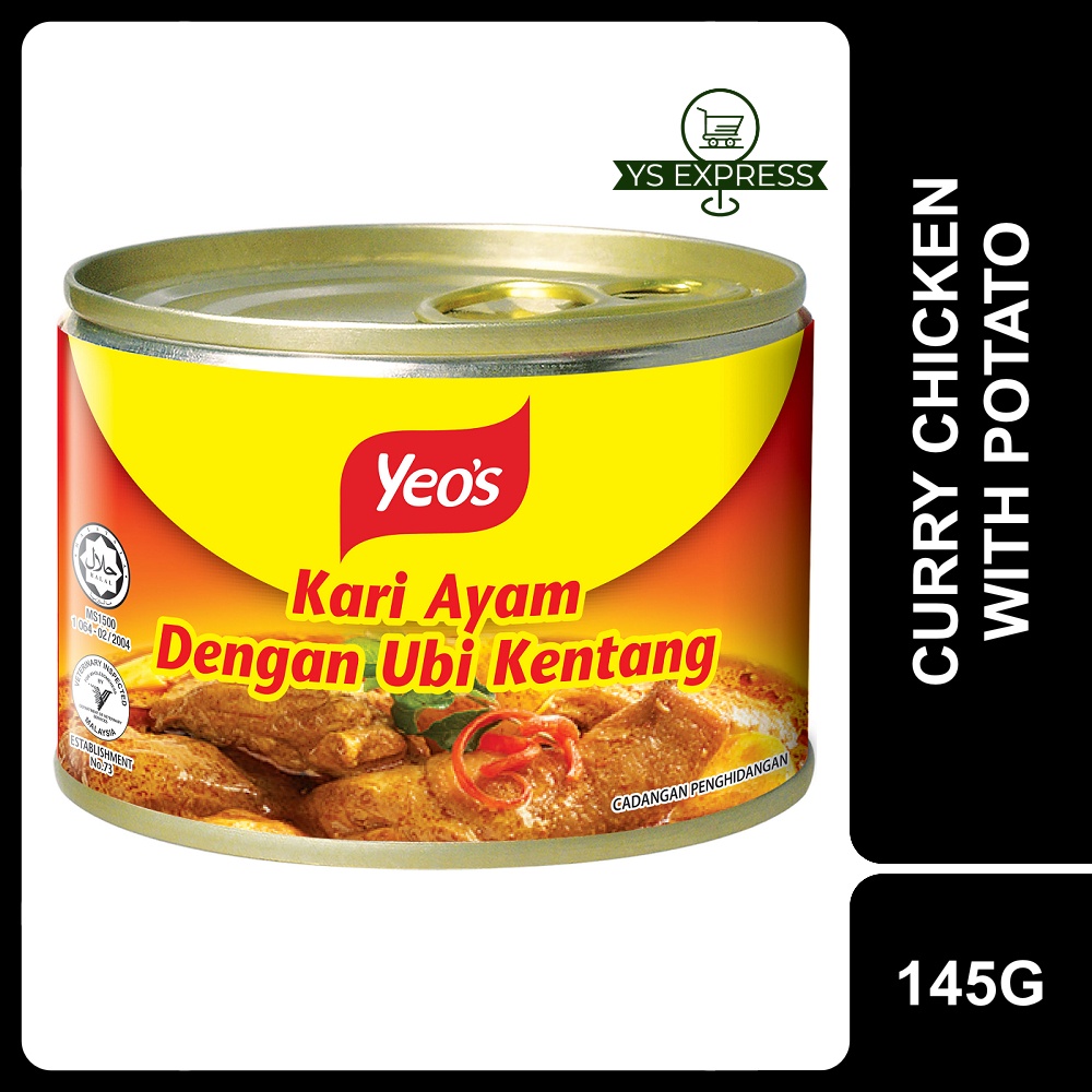 YEO'S Chicken Curry with Potato 145G - Kari Ayam dengan Ubi Kentang | Shopee Malaysia
