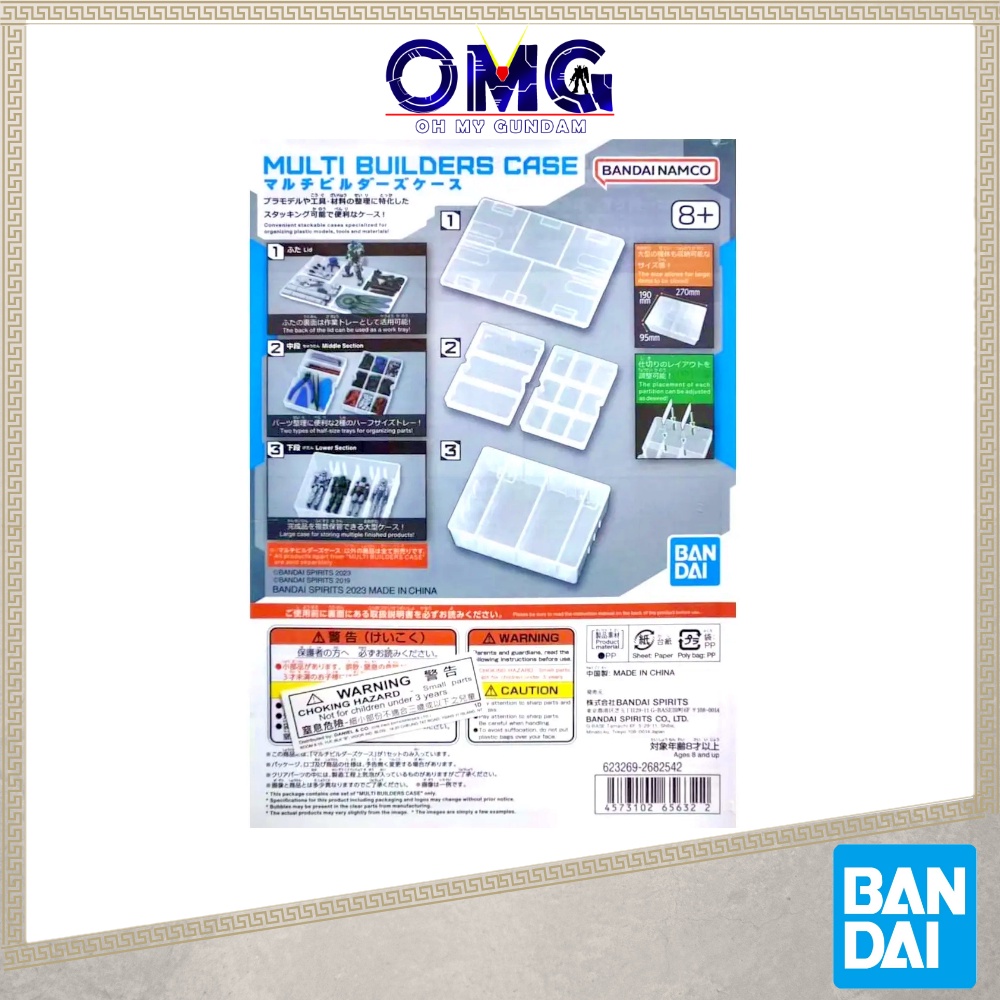 Bandai Multi Builders Case Runners Storage Box 65632 Gundam Bandai ...