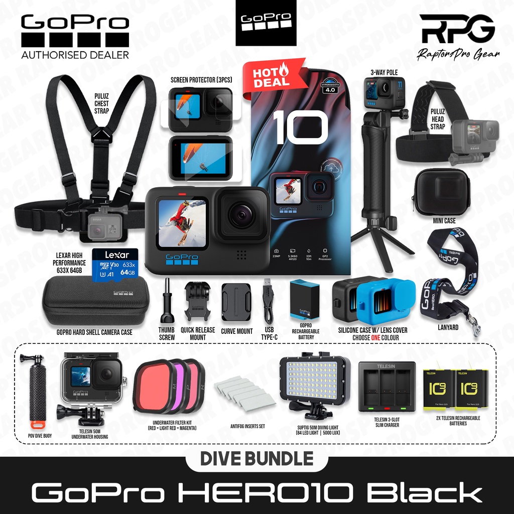 [READY STOCK] - GoPro HERO9 Black / GoPro HERO10 Black 5.3K 20MP ...