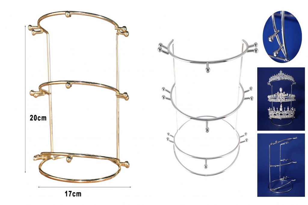 Jewelry Rack Stainless Metal Jewelry Organizer Stylish Stainless Steel ...