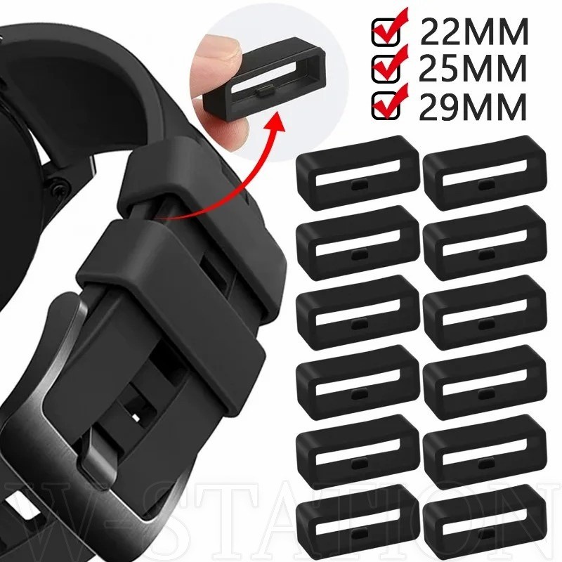 12MM/14MM/16MM/18MM/20MM Wristband Fixed Strap Loop / Universal Silica ...