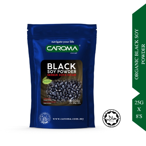 CAROMA Organic Black Soy Milk | Serbuk Soya Hitam | Minumum Protein ...