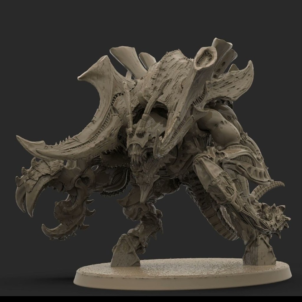 Warhammer 40k Tyron Insect Clan Executioner White Model Figure Model ...