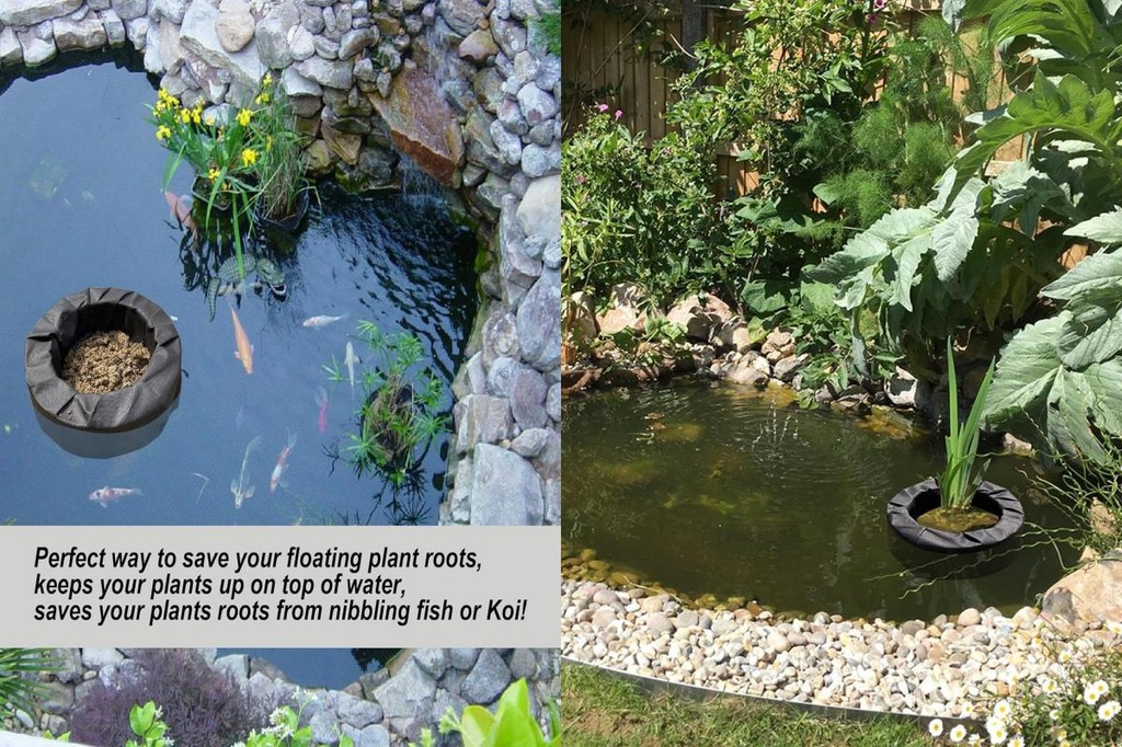 EDY- Floating Pond Planters Floating Plant Containers Floating Pond ...