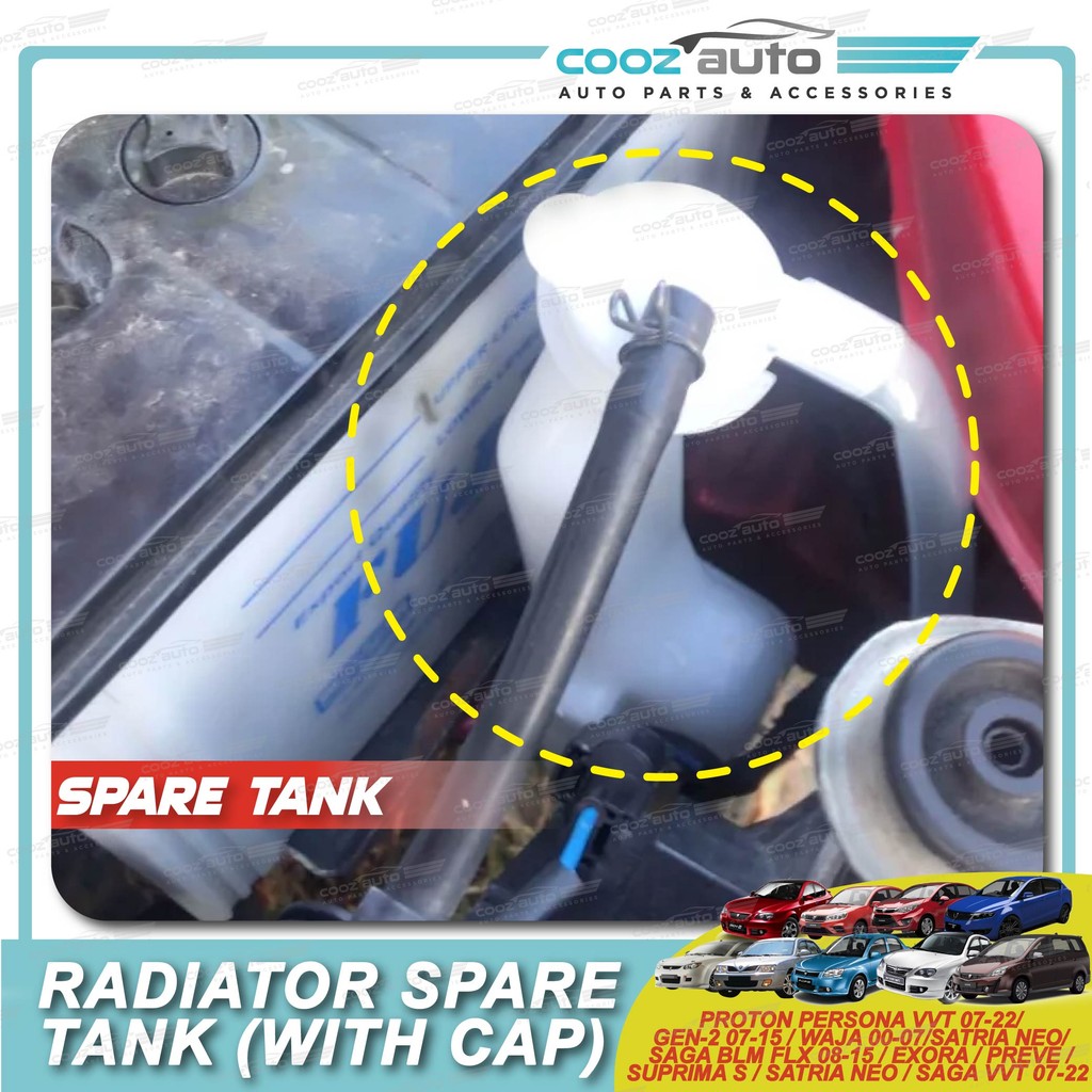 Proton Persona Gen2 Waja Satria Saga BLM FLX Radiator Water Spare Tank ...