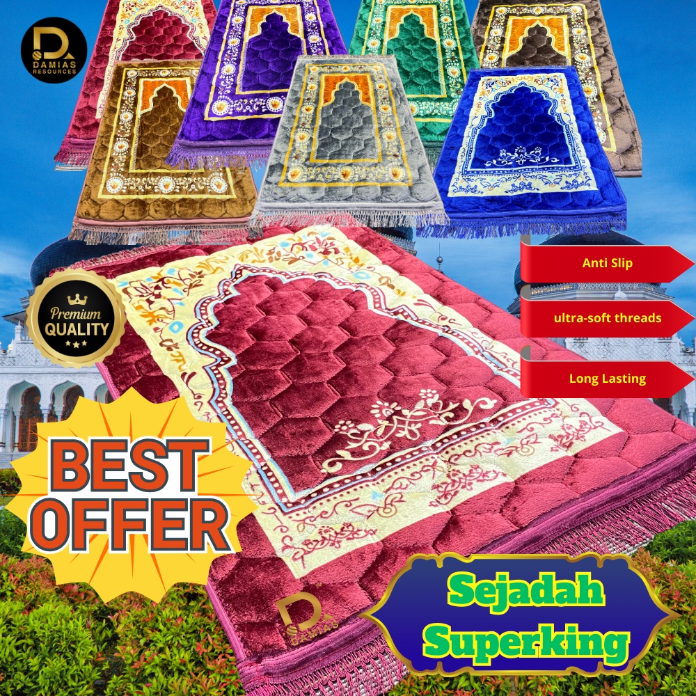 SEJADAH SOLAT SUPERKING TEBAL UNTUK SAKIT LUTUT | Shopee Malaysia