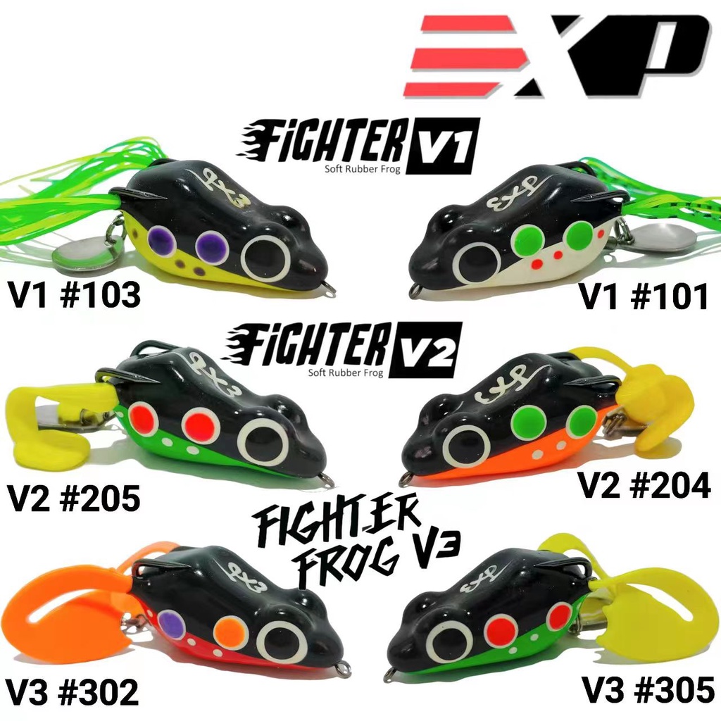EXP FROG FIGHTER V1, V2, V3 SOFT FROG | Shopee Malaysia