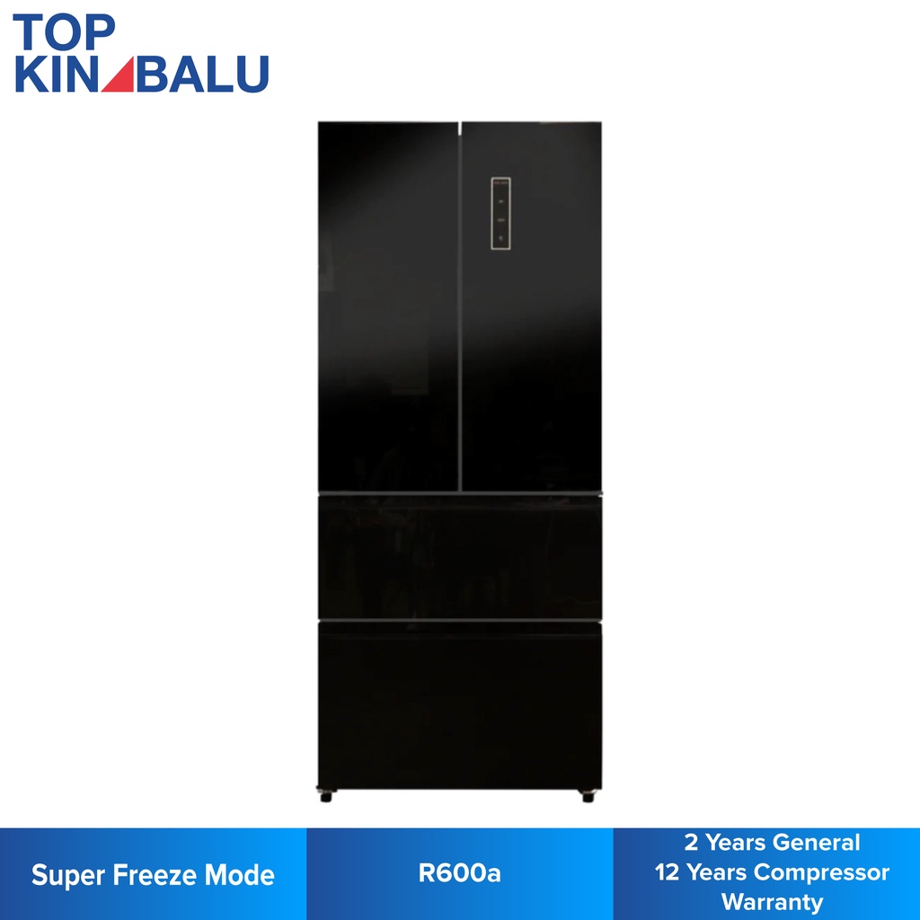 [SABAH ONLY] SKYWORTH 498L SRM-418CB MULTI-DOOR REFRIGERATOR | Shopee ...